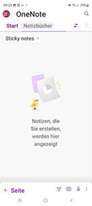 OneNote-APP für Android - Neuerungen - Anuschka Schwed