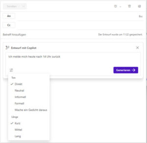 Erste Schritte mit Copilot Pro in Microsoft Outlook - Anuschka Schwed